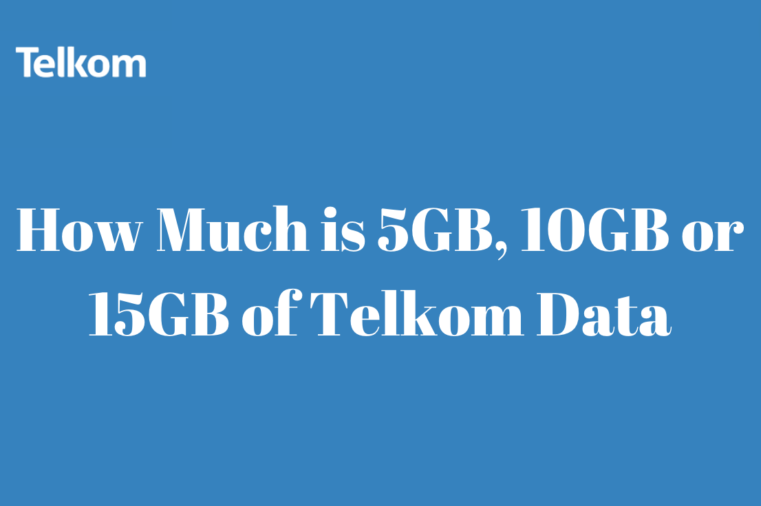 How Much Is 5GB Telkom Data