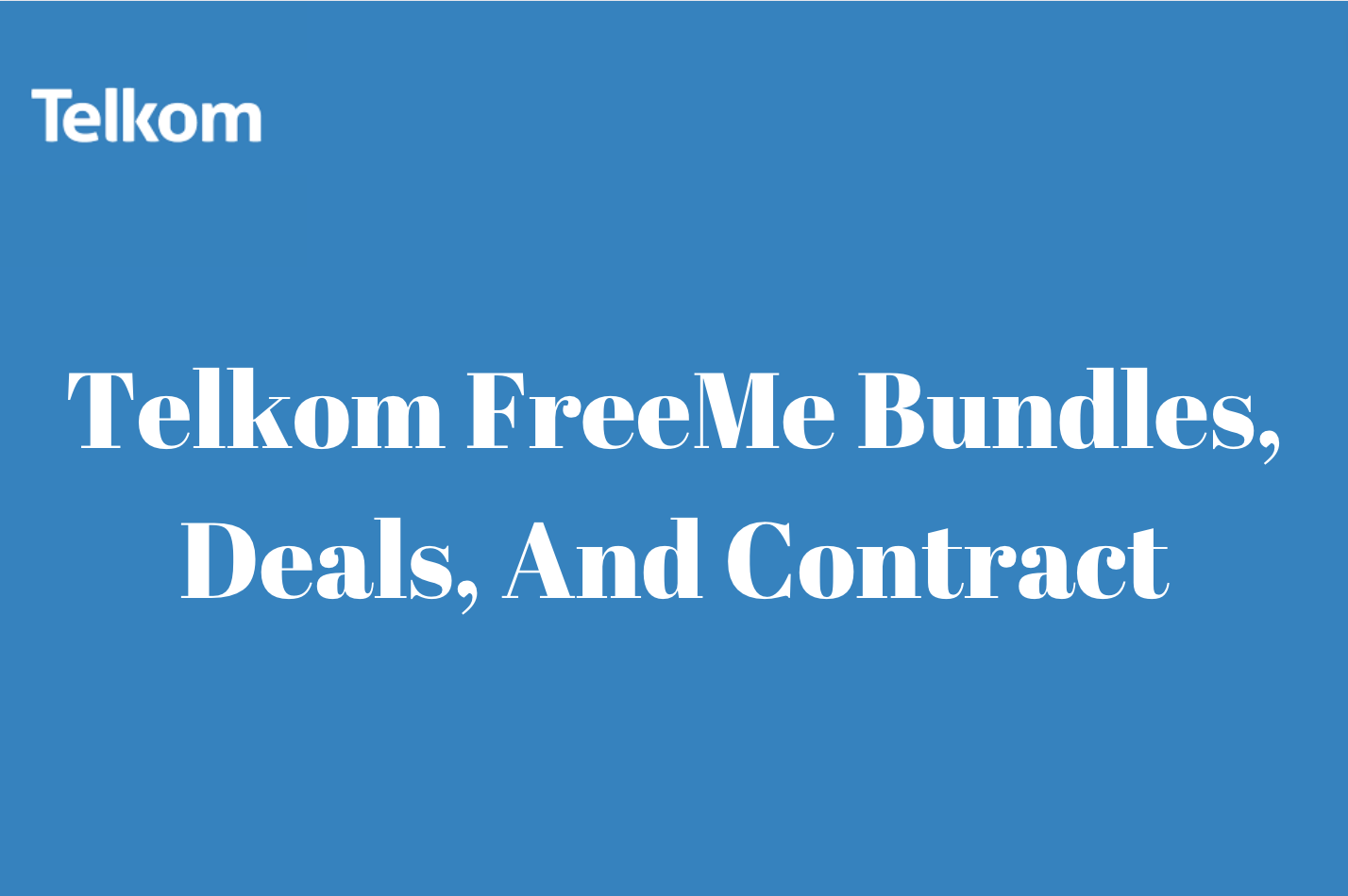 Telkom FreeMe Bundles