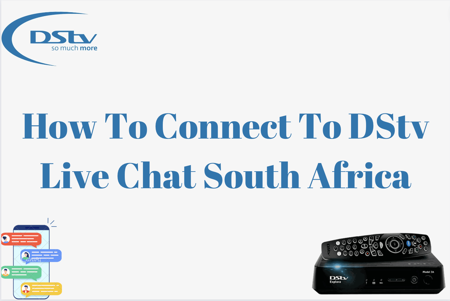 How To Connect To DStv Live Chat South Africa