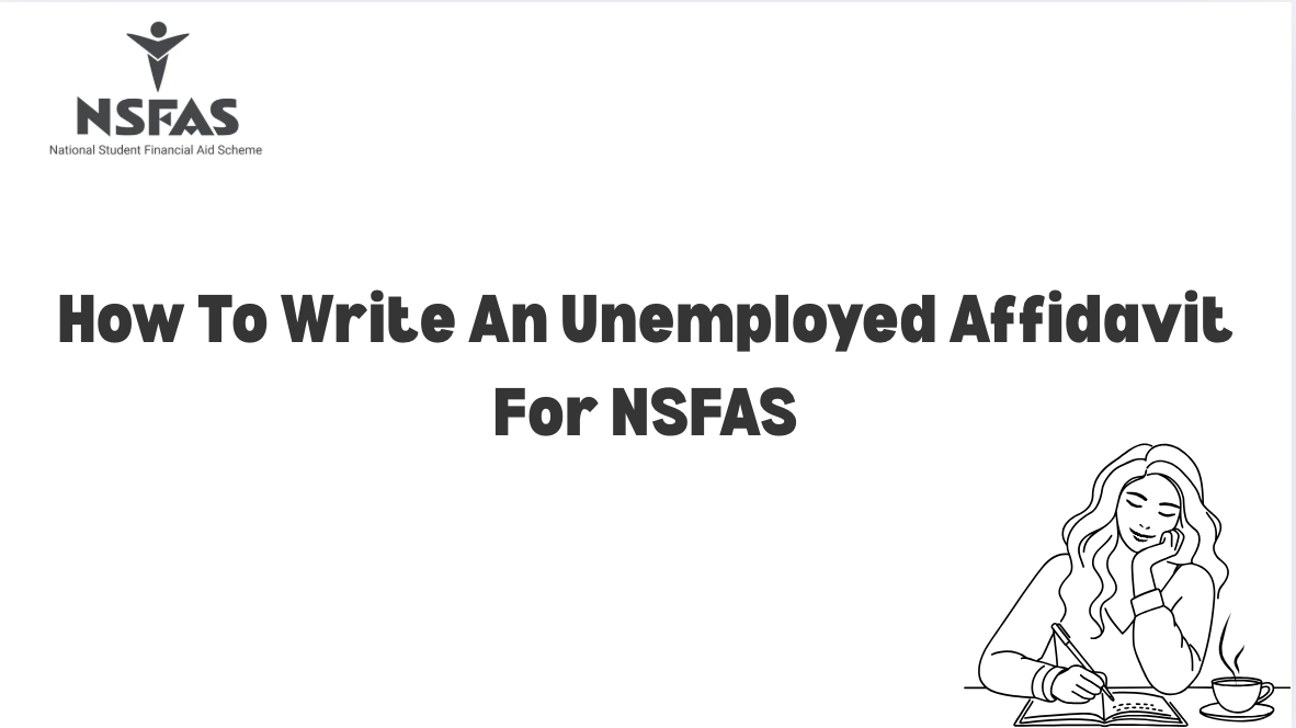 How To Write An Unemployed Affidavit For NSFAS